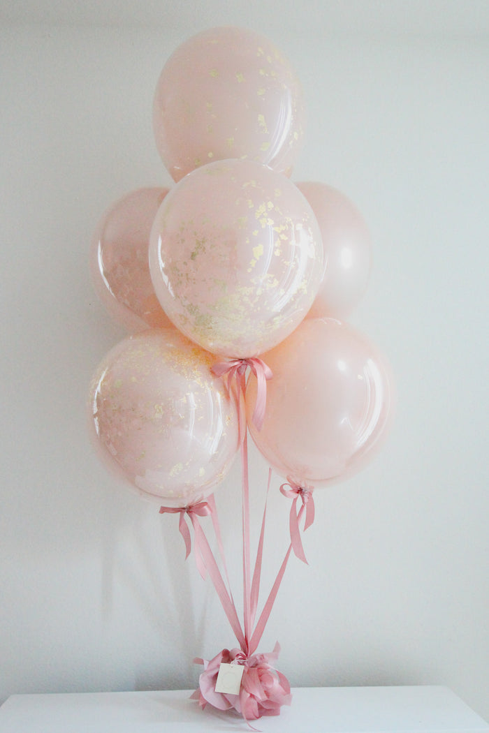 Dripping in Blush | Helium Balloon Bouquet | Post Worthy Events